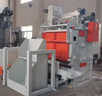 Small Automatic Crawler Shot Blasting Machine for Gears Valves Electric ...