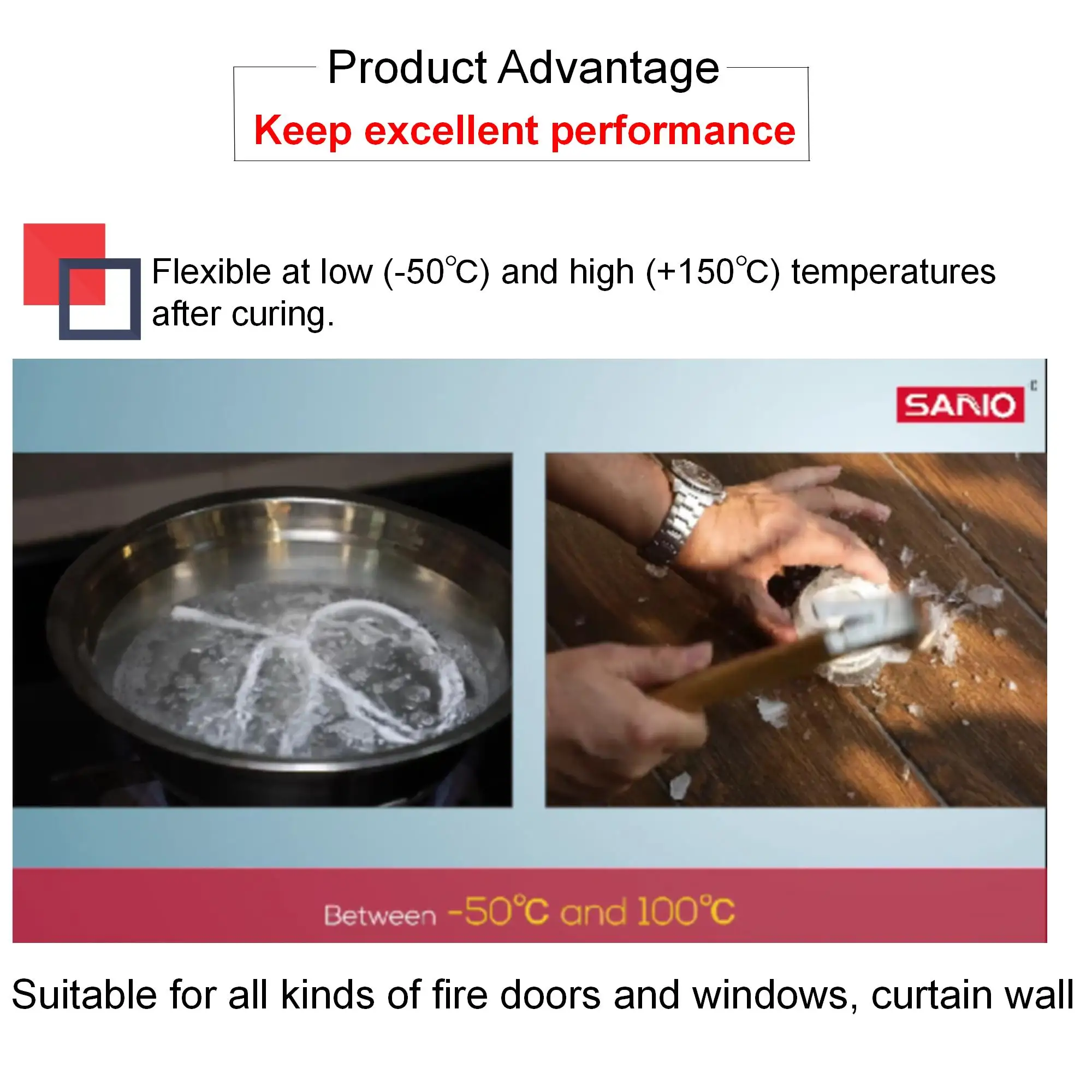 SANVO Structural Weatherproof Silicone Sealant - 300ml