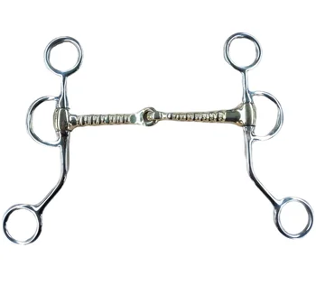 Horshi Junior Horse Roller Gag Bits Stainless Steel Snaffle Horse ...