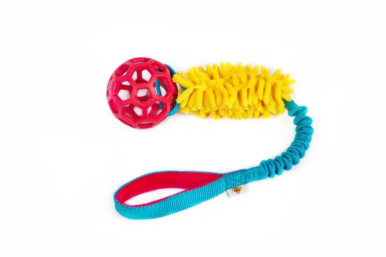 Multi-Color Plastic Ball Lucky Dog Toy Interactive Pull Bite Dog Toys ...