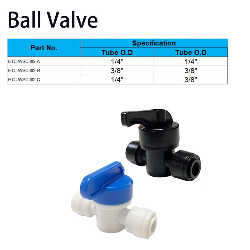 White RO System Plastic Quick Connect Pipe Fitting Hose Connector for ...