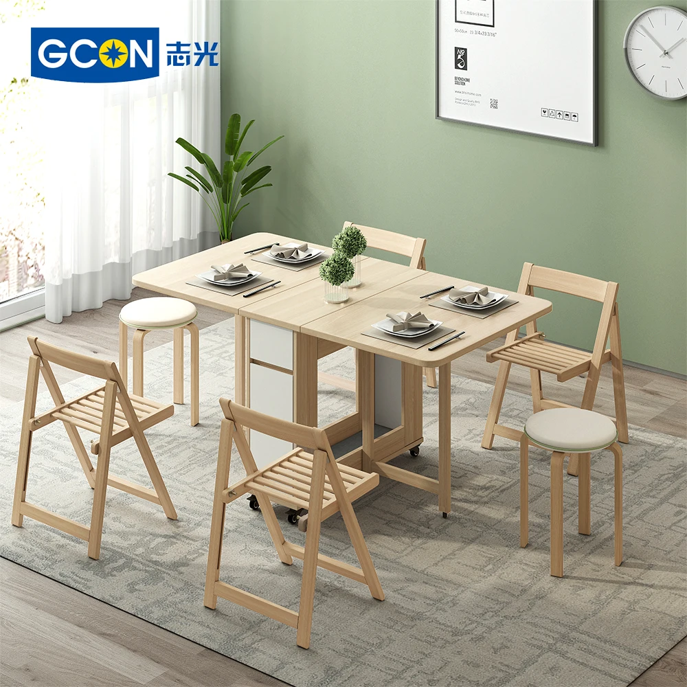 Space-saving Foldable Dining Table - Perfect for Modern Homes