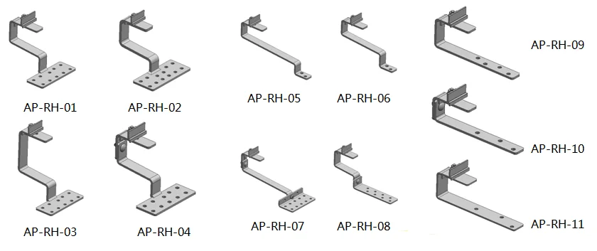 Universal Solar Tile Roof Mounted Flashing Hooks Stainless Steel ...