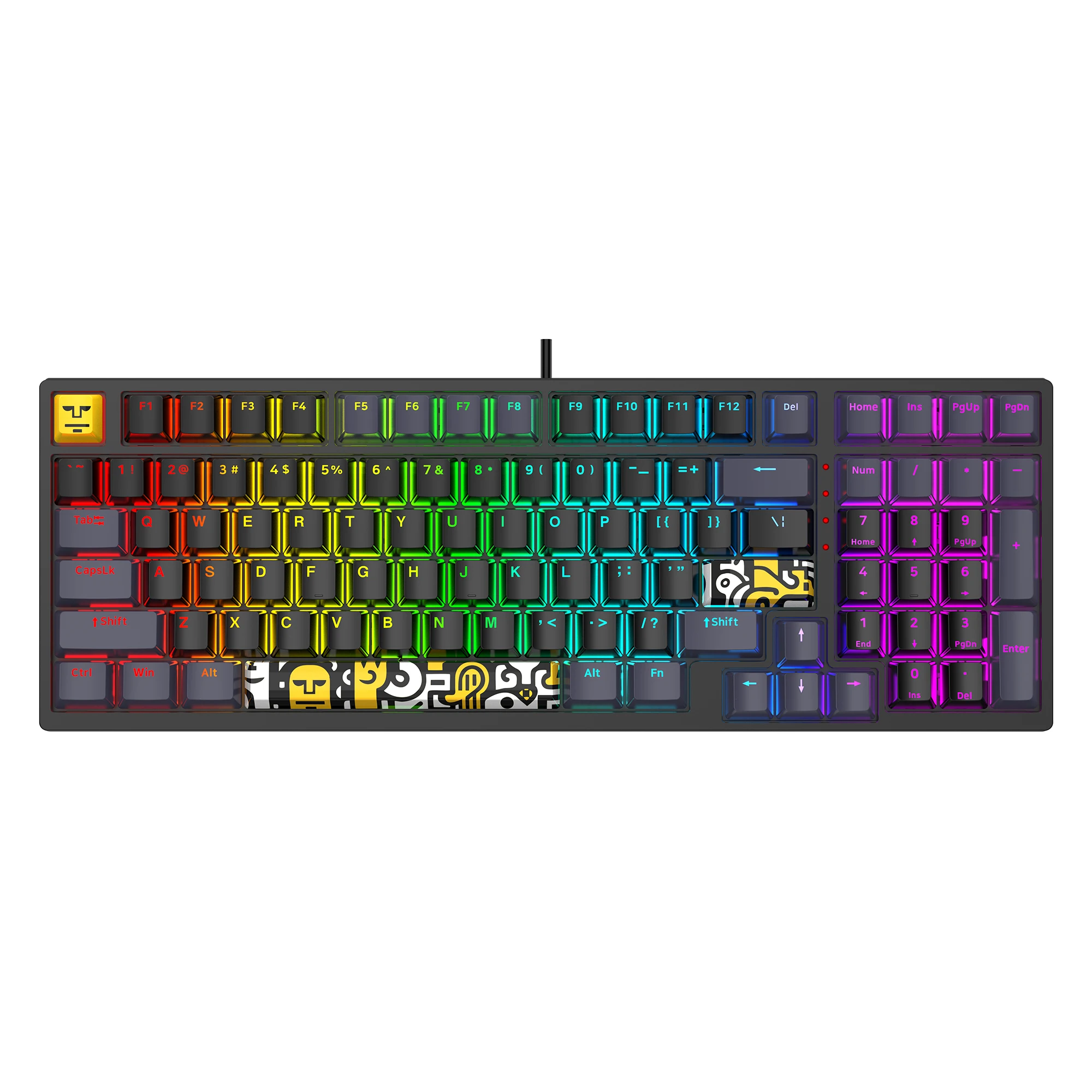 SAMA 98-Key Gaming Keyboard - Customizable & Mechanical