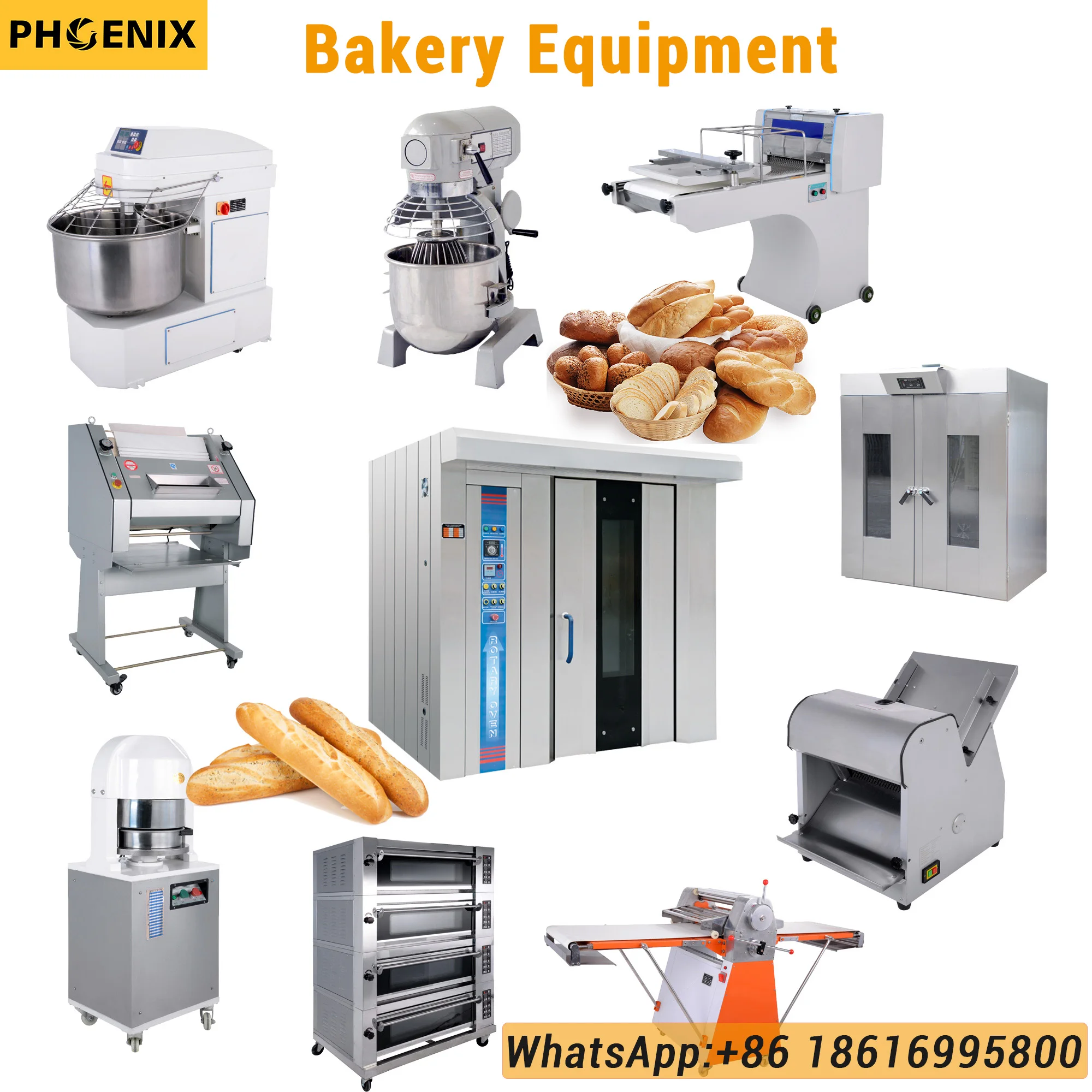Supply Whole Bakery Line Oven Mixer Industrial Bread Making Machines ...