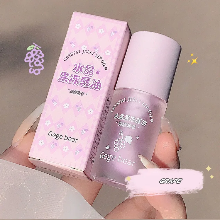 Gege Bear Clear Cute Bear Crystal Jelly Lip Gloss