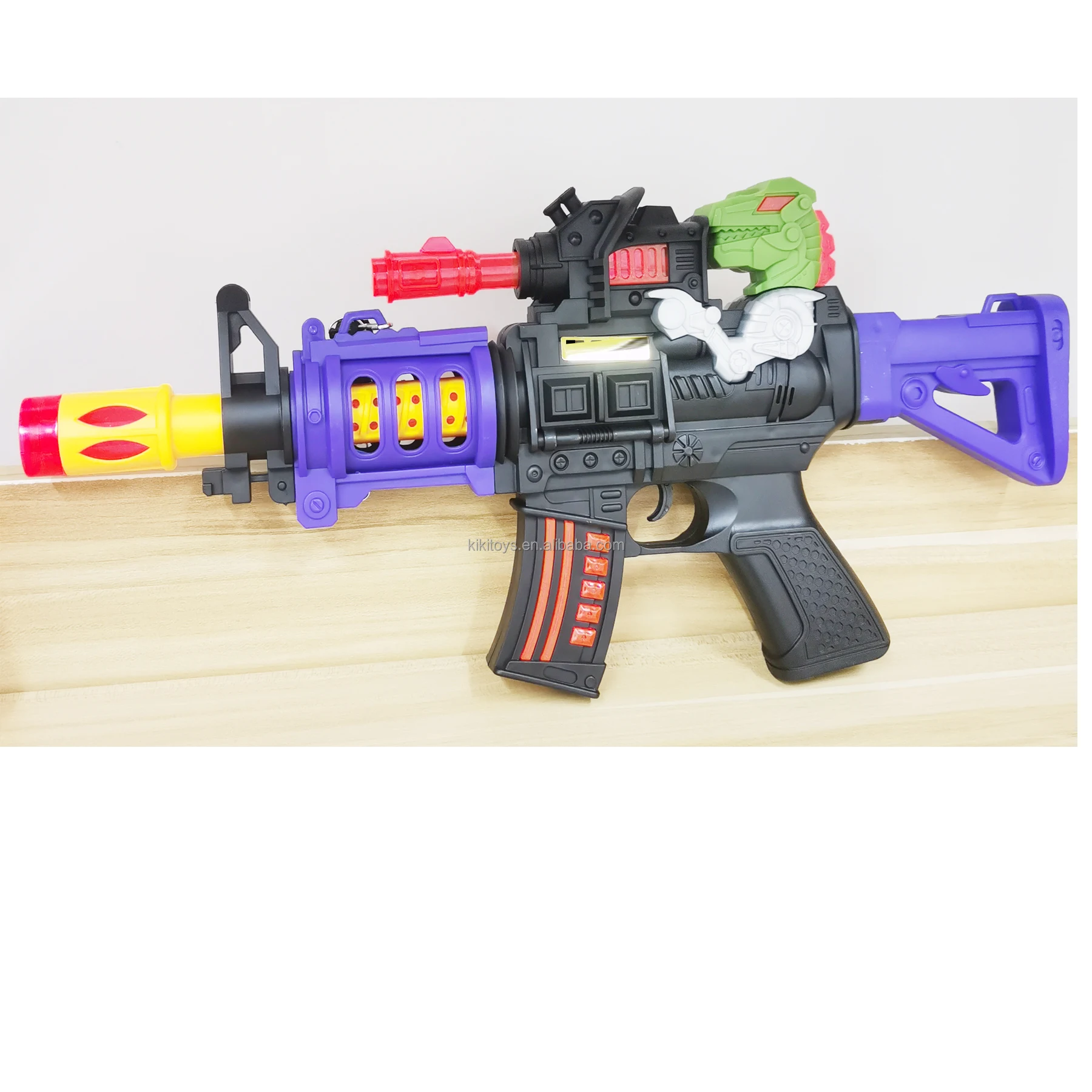 43cm New M16 Electric Toy Gun;children Sound Light Vibration Gun Toy ...