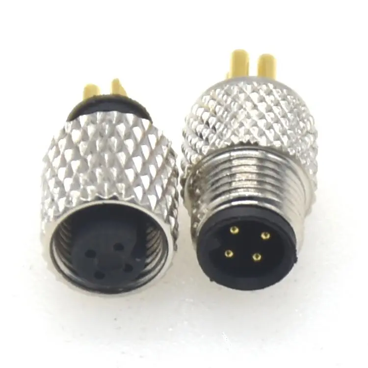 Industrial Automation M5 Connector 4 Pin Male Female Waterproof Ip67 ...