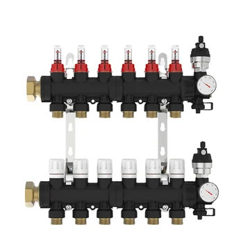 Nylon Manifold Brass Plastic Manifold Pa66gf30 With Flowmeter And ...