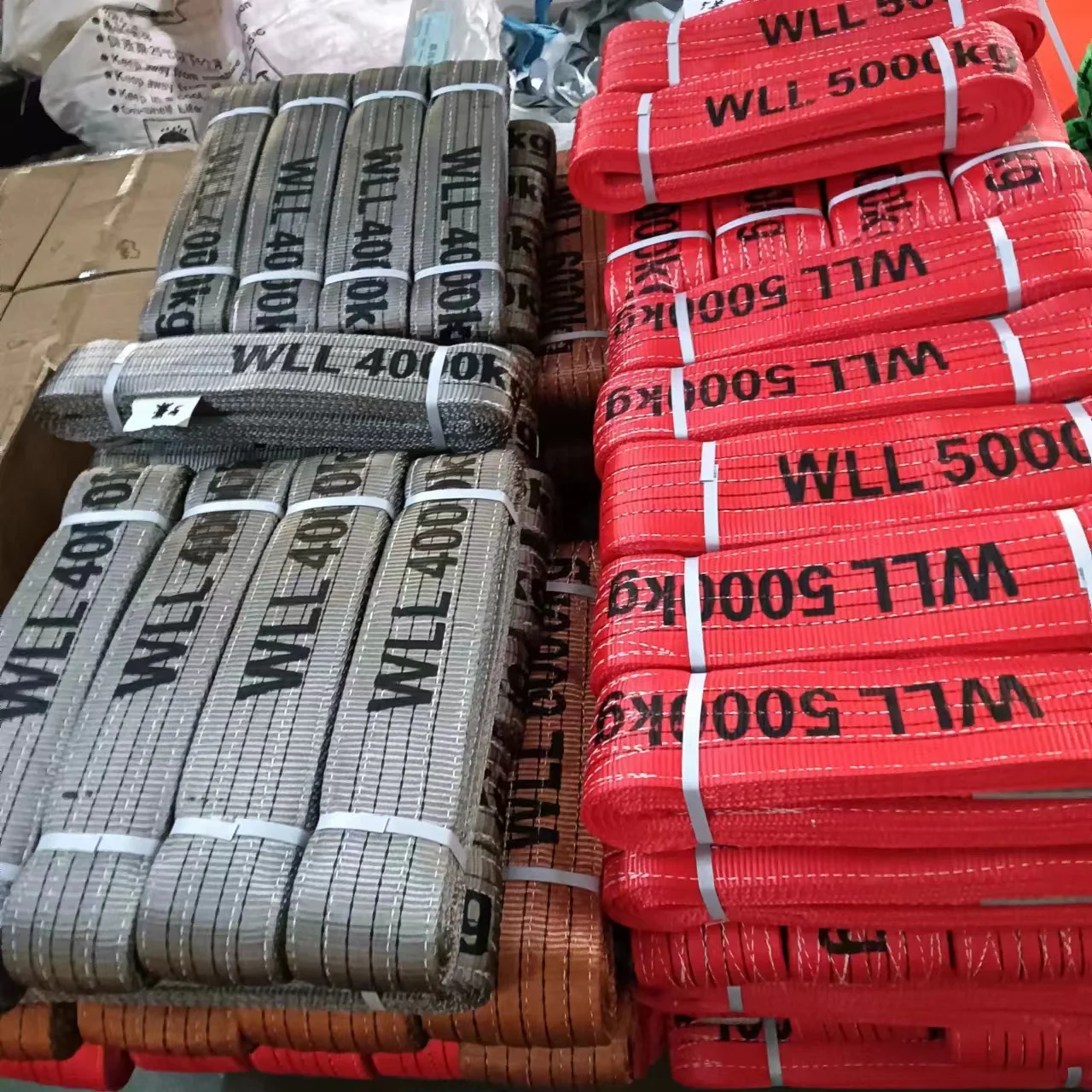 lifting belt sling 4 ton 4t eye to eye webbing sling custom logo ...