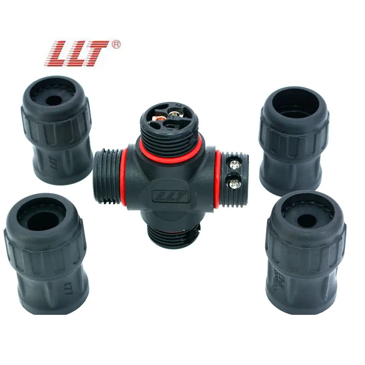 Ip67 L25 4 Way 2 Pin 35a Screw Terminal Power Waterproof Connector For ...