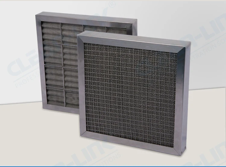 Long Life Service Washable Pre Filter Aluminum Mesh Panel