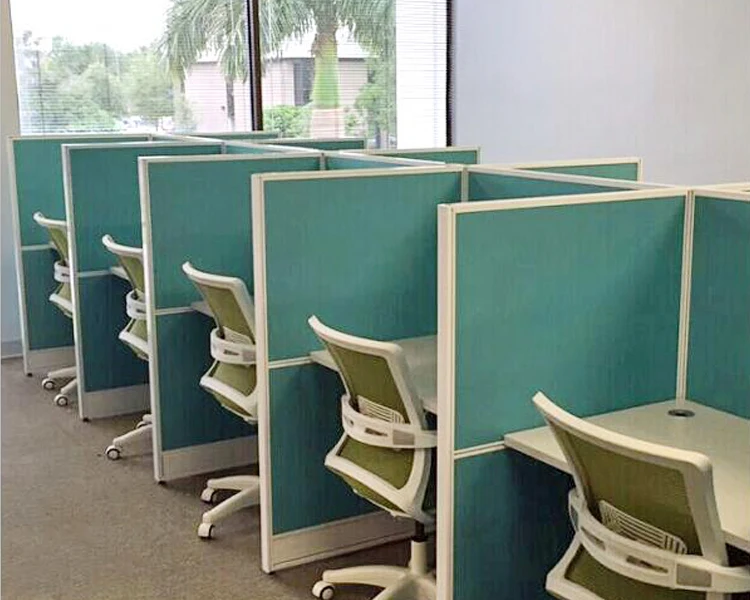 Sound Proof Call Center Workstation Insulator Cubicle Desk