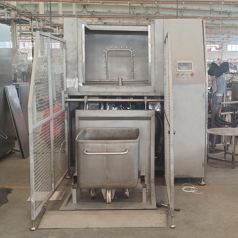 Industrial Automatic High Pressure Meat Trolley Euro Bin Cart Buggy ...