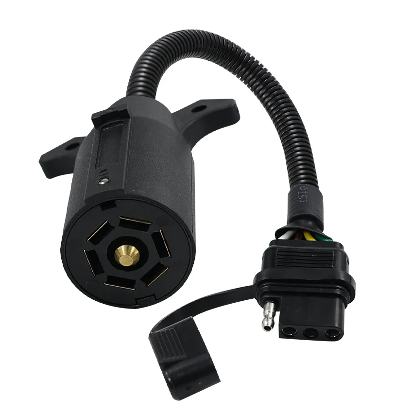 SAE 4-Core RV Trailer Wiring Harness Power Cable SAE 4-Pin Socket ...