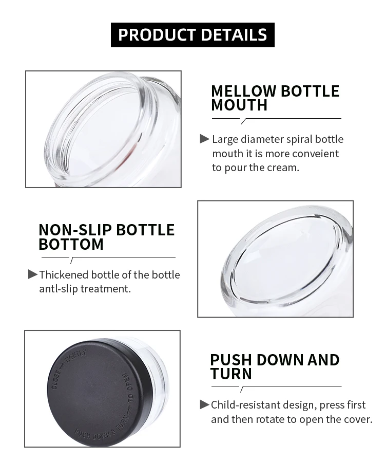 Childproof Smell Proof Jars - Secure and Versatile Containers