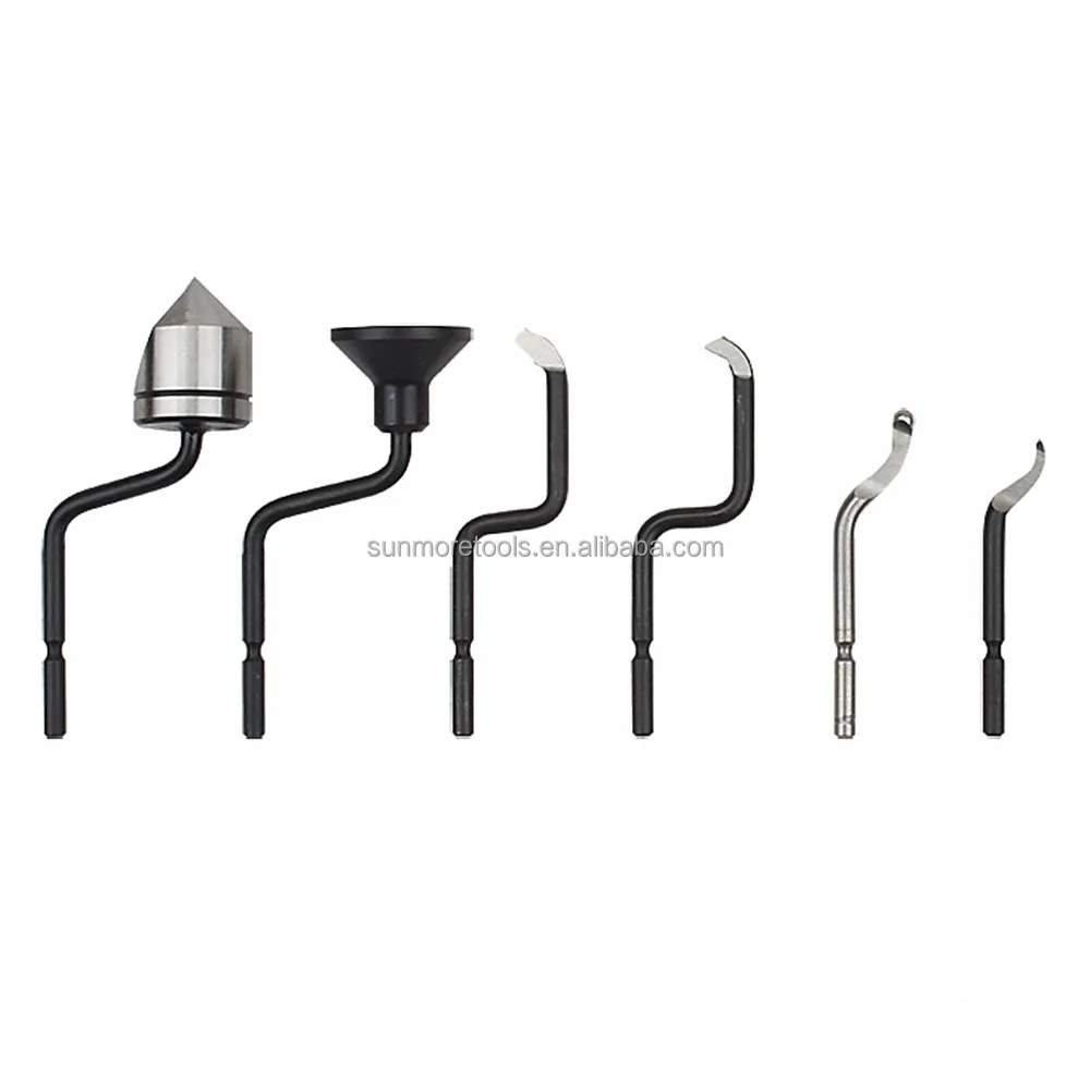 7PC Aluminium Deburring Tool Kit - Precision & Durability