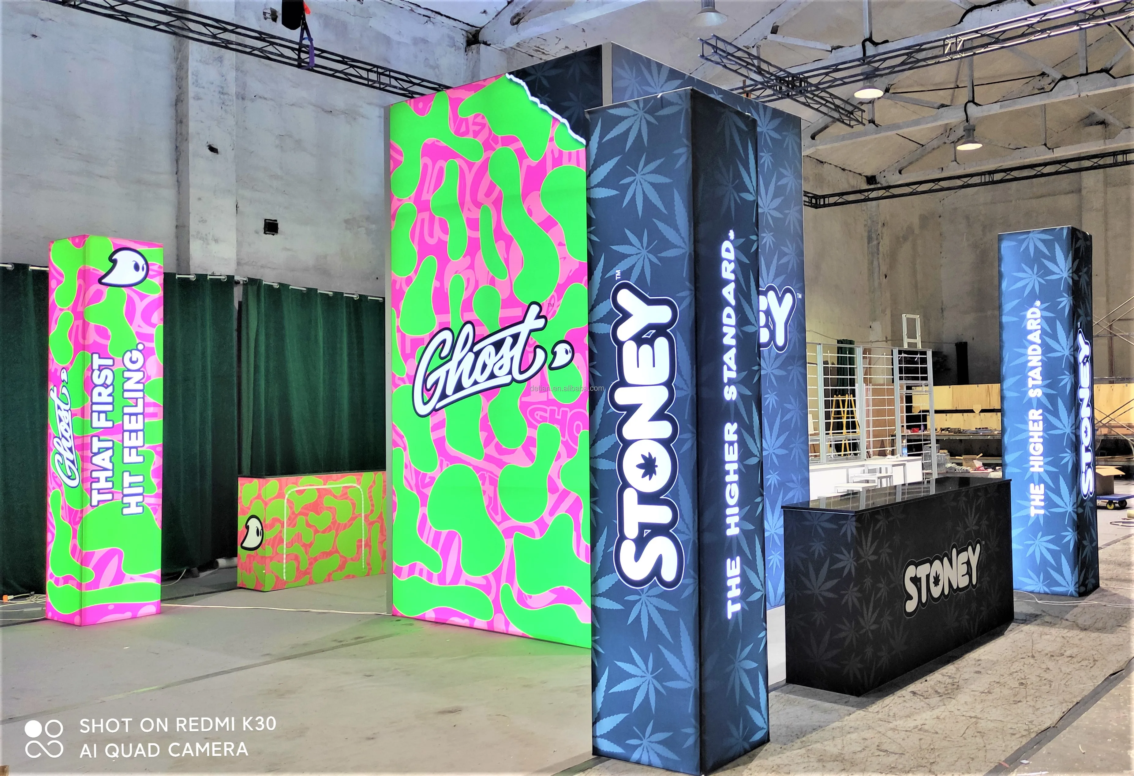 Detian Offer Custom Exhibition Booth Design Trade Show Stand Big Trade ...