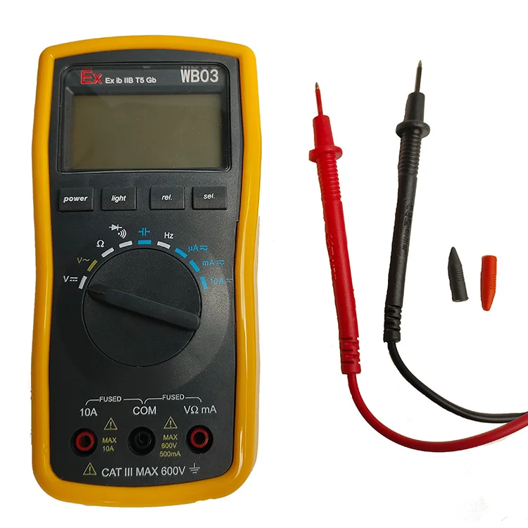 Wb03 Handheld Multimeter Mini Auto Range Digital Multimeter Anti ...