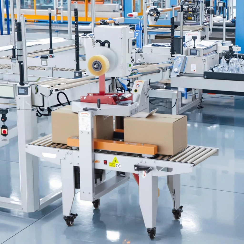 Automatic Tape Sealing Carton Machine For General Industry Stable ...