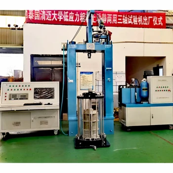 Low-stress Dynamic And Static Triaxial Testing Machine For Coarse ...