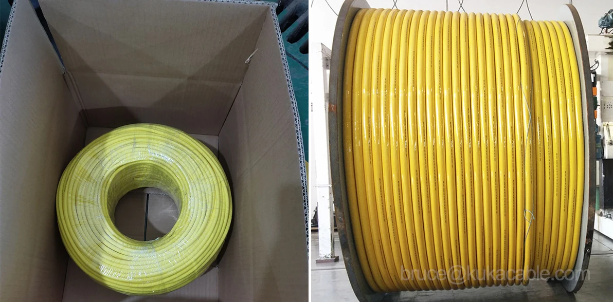 Underwater ROV Fiber Optic Cable - Single Mode Twin Cores for CCTV ...