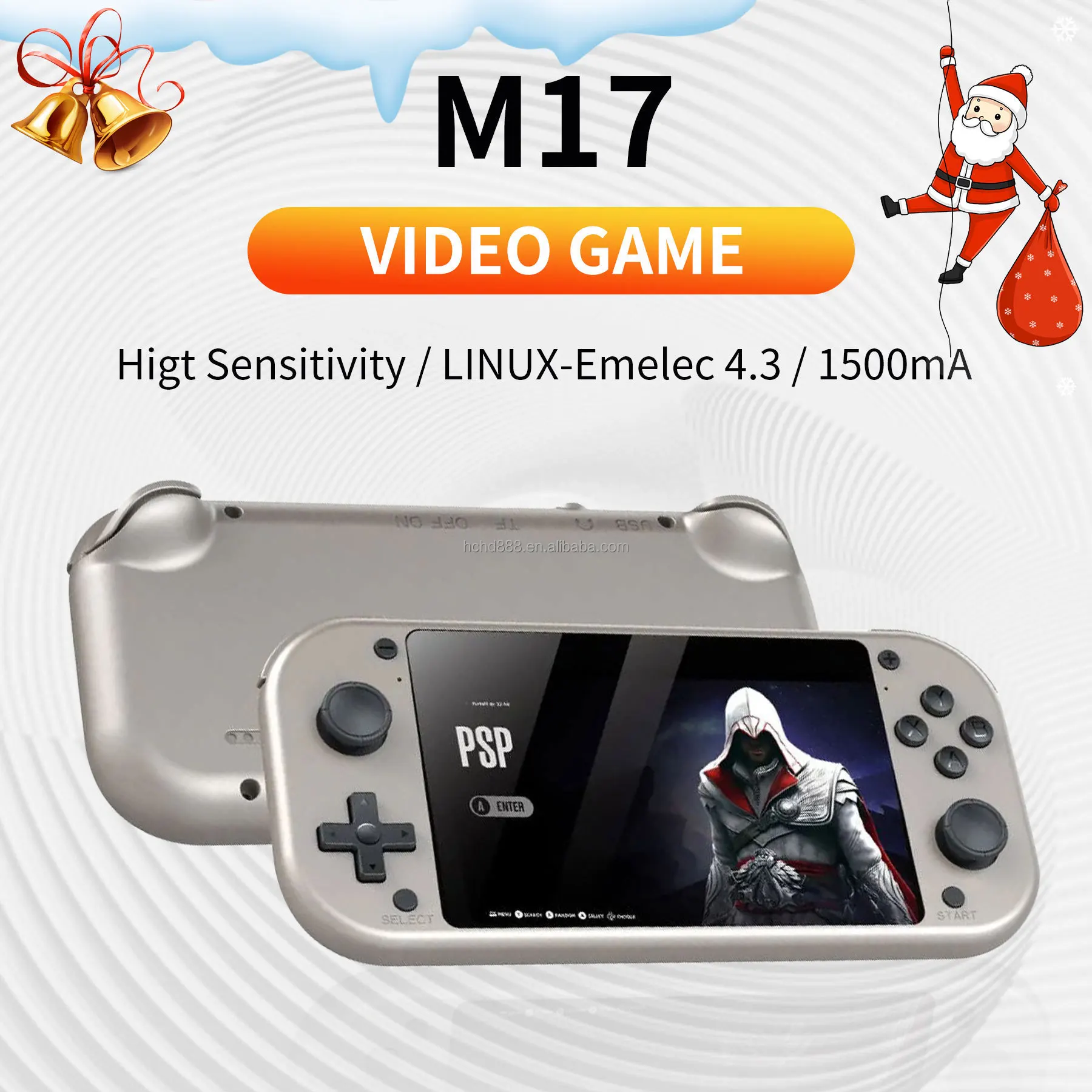 MIYOO M17 - Retro Game Console with 4.3 Inch IPS Screen