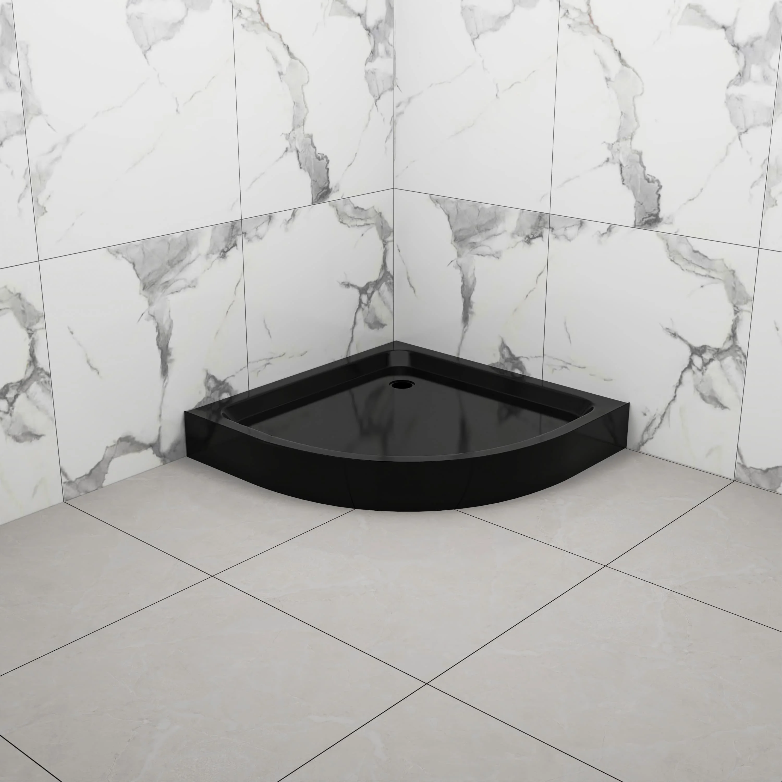 Concise Style Plastic Shower Water Tray 600mm With Place It Interior ...