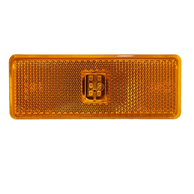 Led Side Marker Lights Amber Reflector For Mercedes Benz Actros Atego ...