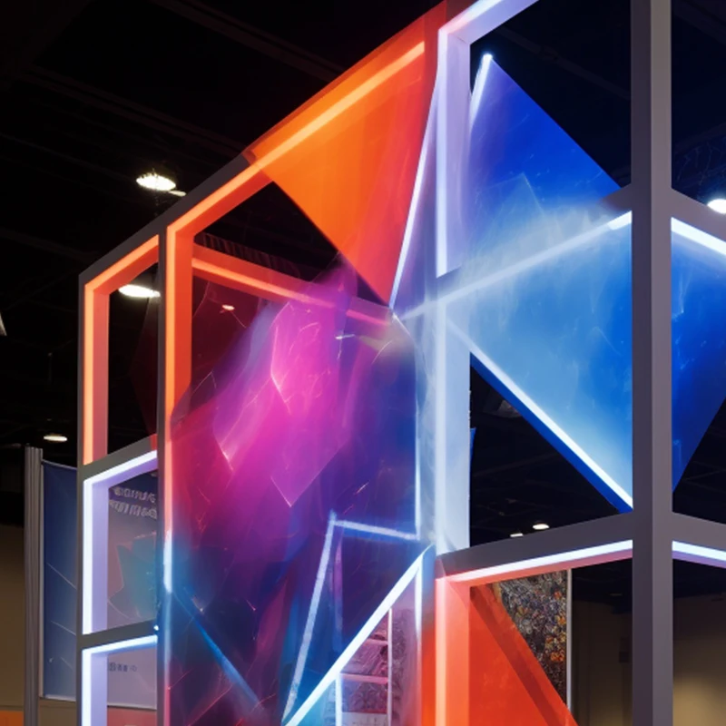 Exhibition Modular Booth System 3x6m - Portable & Customizable