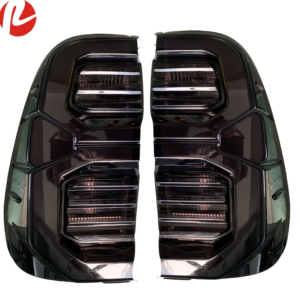 Black LED Tail Light Lamp for Hilux Revo 2015-2021 Pick up Rear Back ...