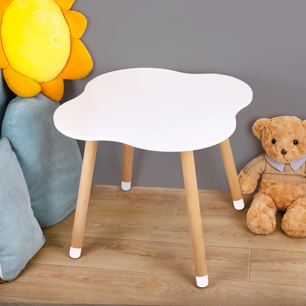Children's Wooden Simulation Indoor Home Peanut Table And Chair ...