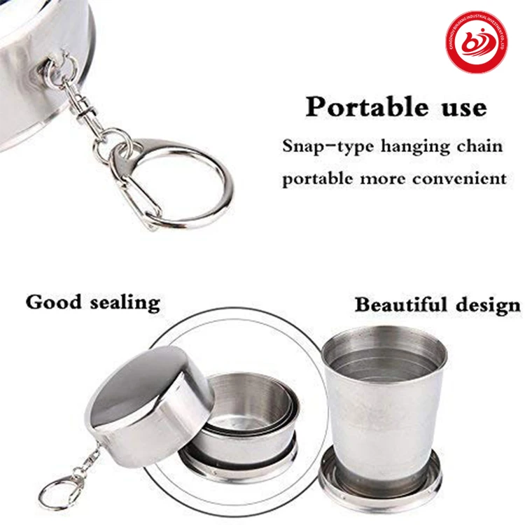 2023 Wholesale Logo Design Custom Telescopic Cup Travel Compression Cup ...