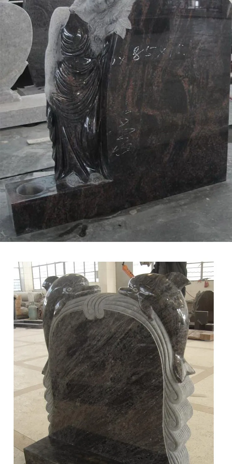 Wholesale Tombstone Modern Different Colors Granite Double Tombstones ...