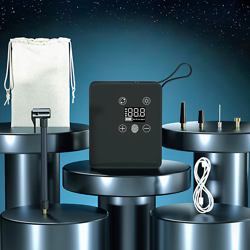 Portable Inflatable Car Pump 12v Air Compressor Air Pump For Car Tyres ...