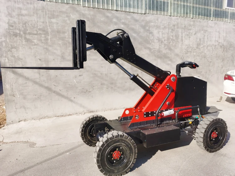 TAK Electric Off-Road Fork Truck Mini Boom Lift, 600-1500kg Capacity ...