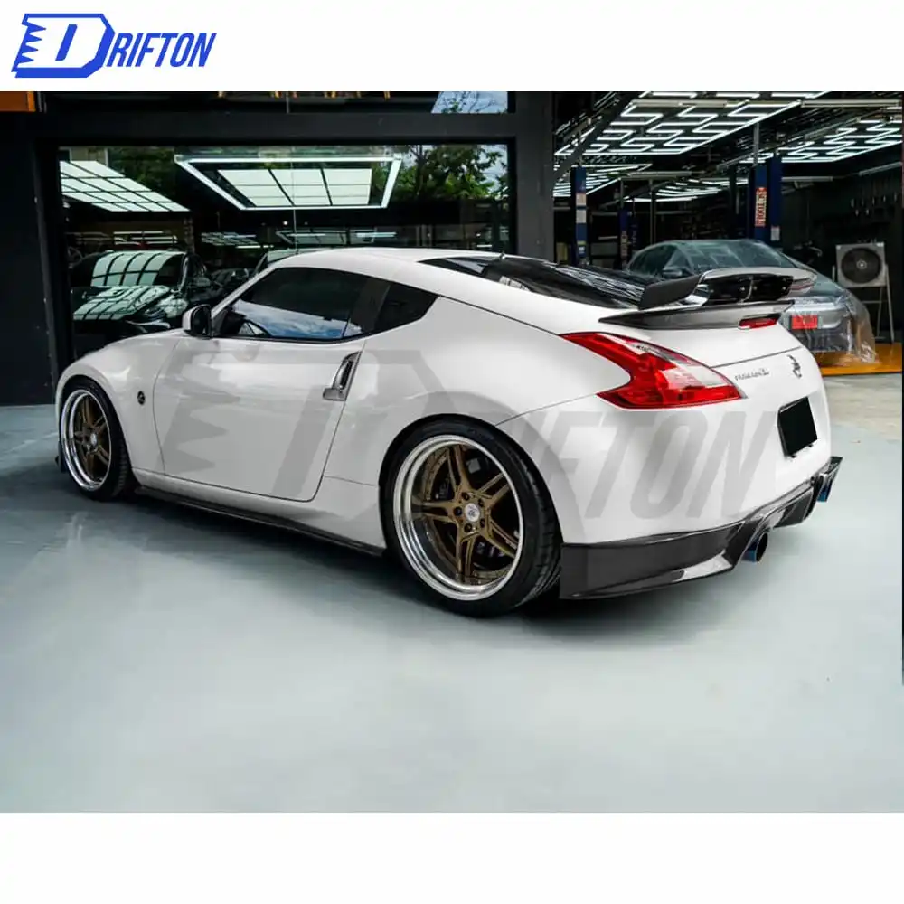 Var Style Carbon Fiber Trunk Spoiler For Niissan 370z Z34 Wing - Buy ...