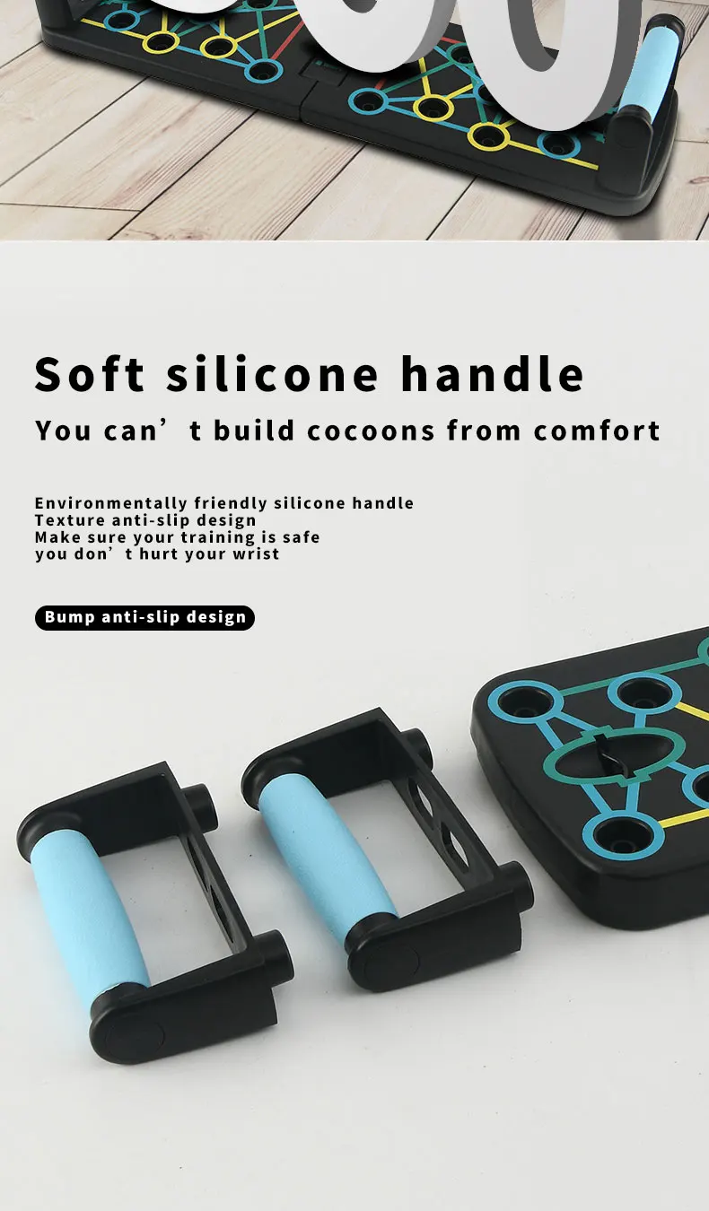 Small Batch Customization Push Up Rack Board Training Fitness Foldable ...