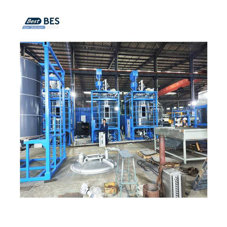 Automatic Weighing Styrofoam Expanded Polystyrene Continuous Batch Pre ...