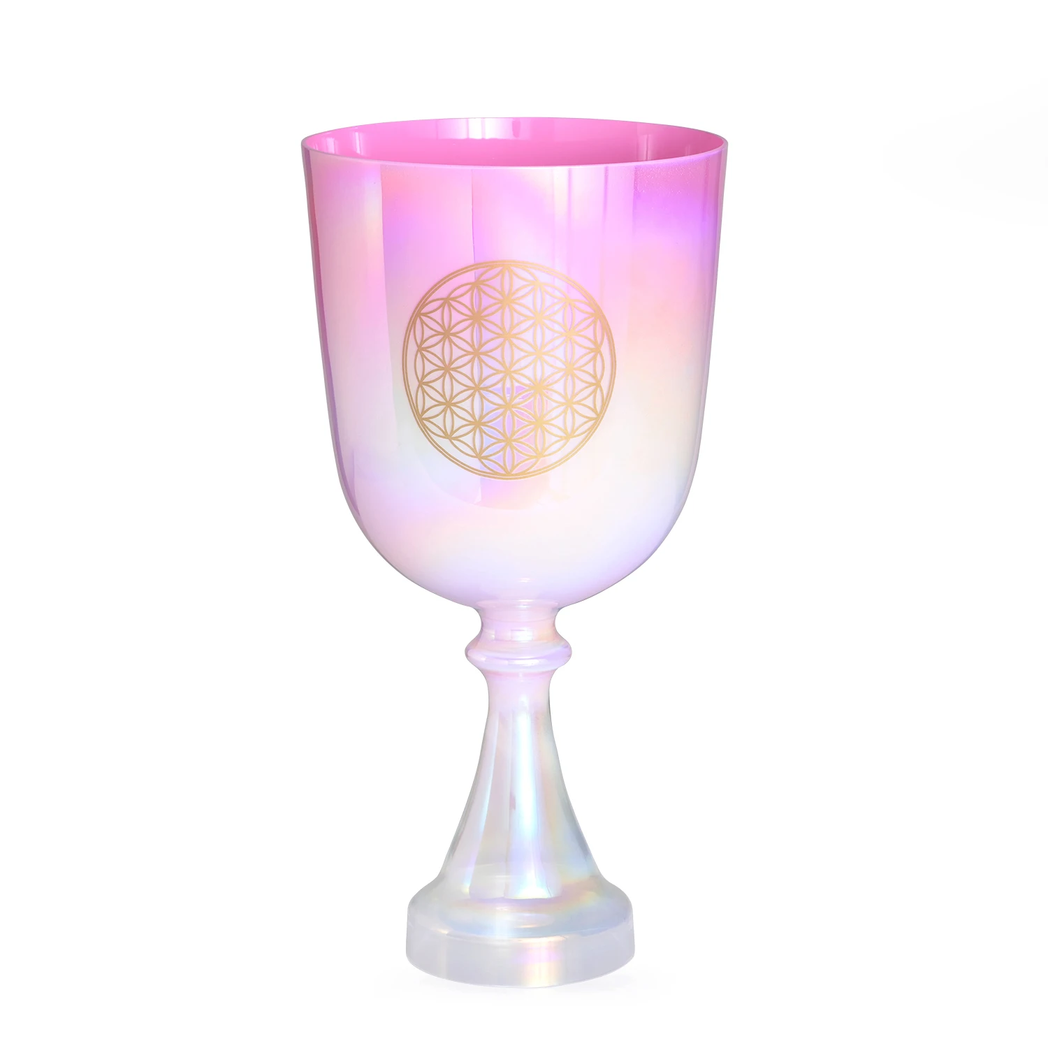 SUCCESS 6 Inch 7 Inch Romantic Pink Cosmic Handle Quartz Bowl Musical ...