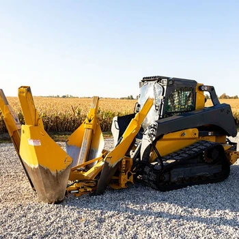 High Efficiency Skid Steer Loader With Tree Spade For Transplanting ...