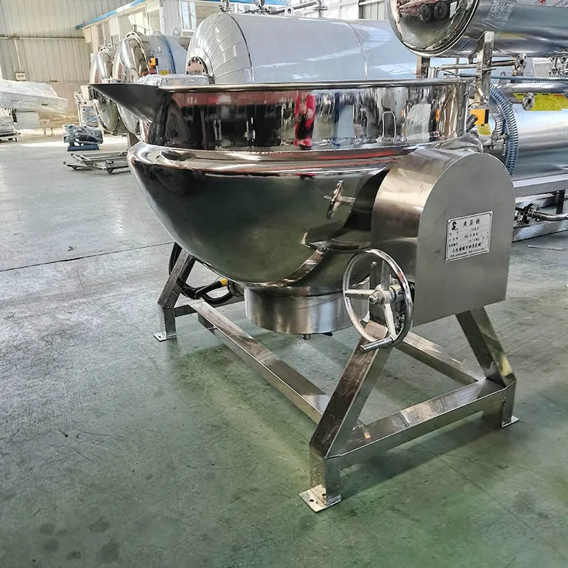 50L Electric Heating Tilting Fruit Jam Kettle - High Efficiency