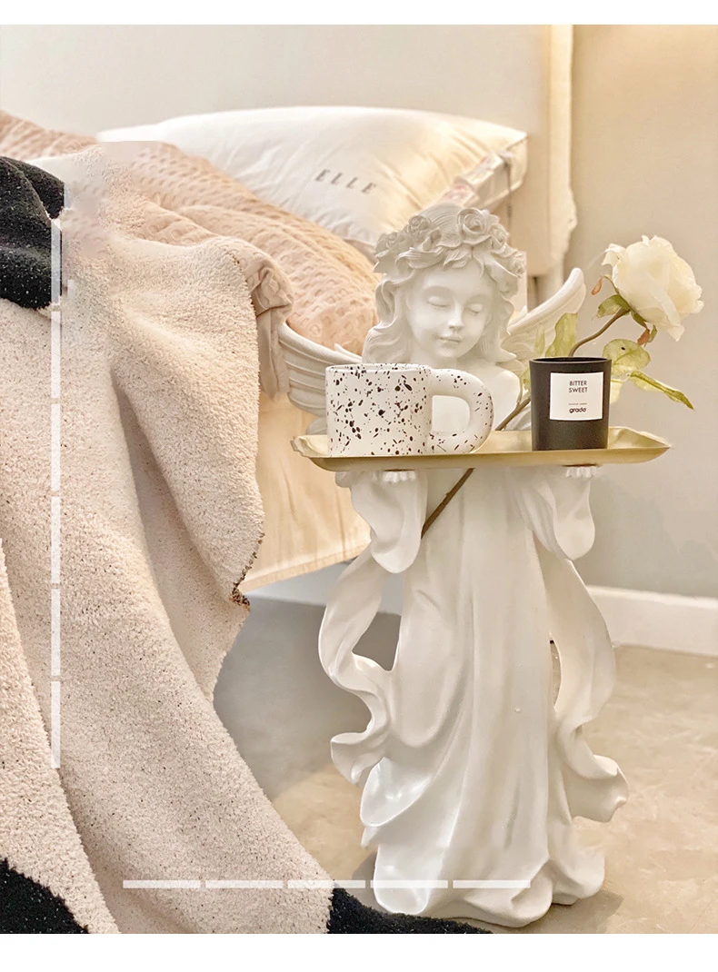 Retro Resin Angel Figurines - Perfect for Decoration & Gifts