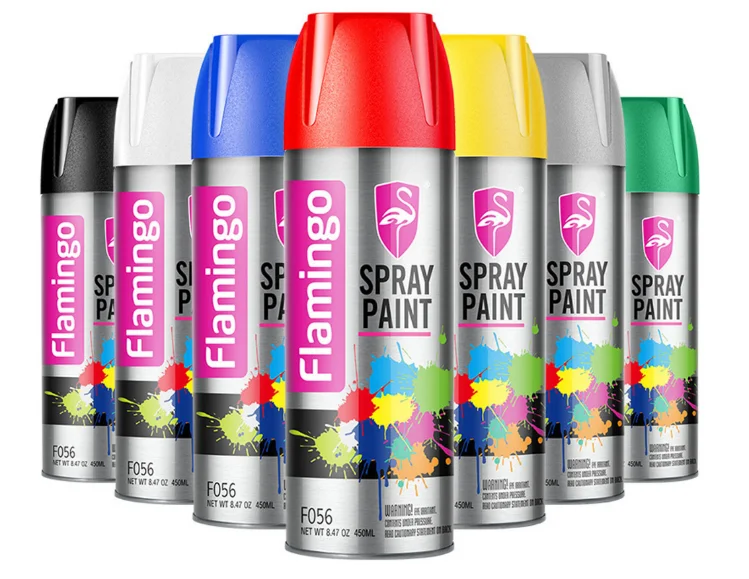 Flamingo Spray Paint - Car Aerosol Paint 450ML Expiring in 5 Years