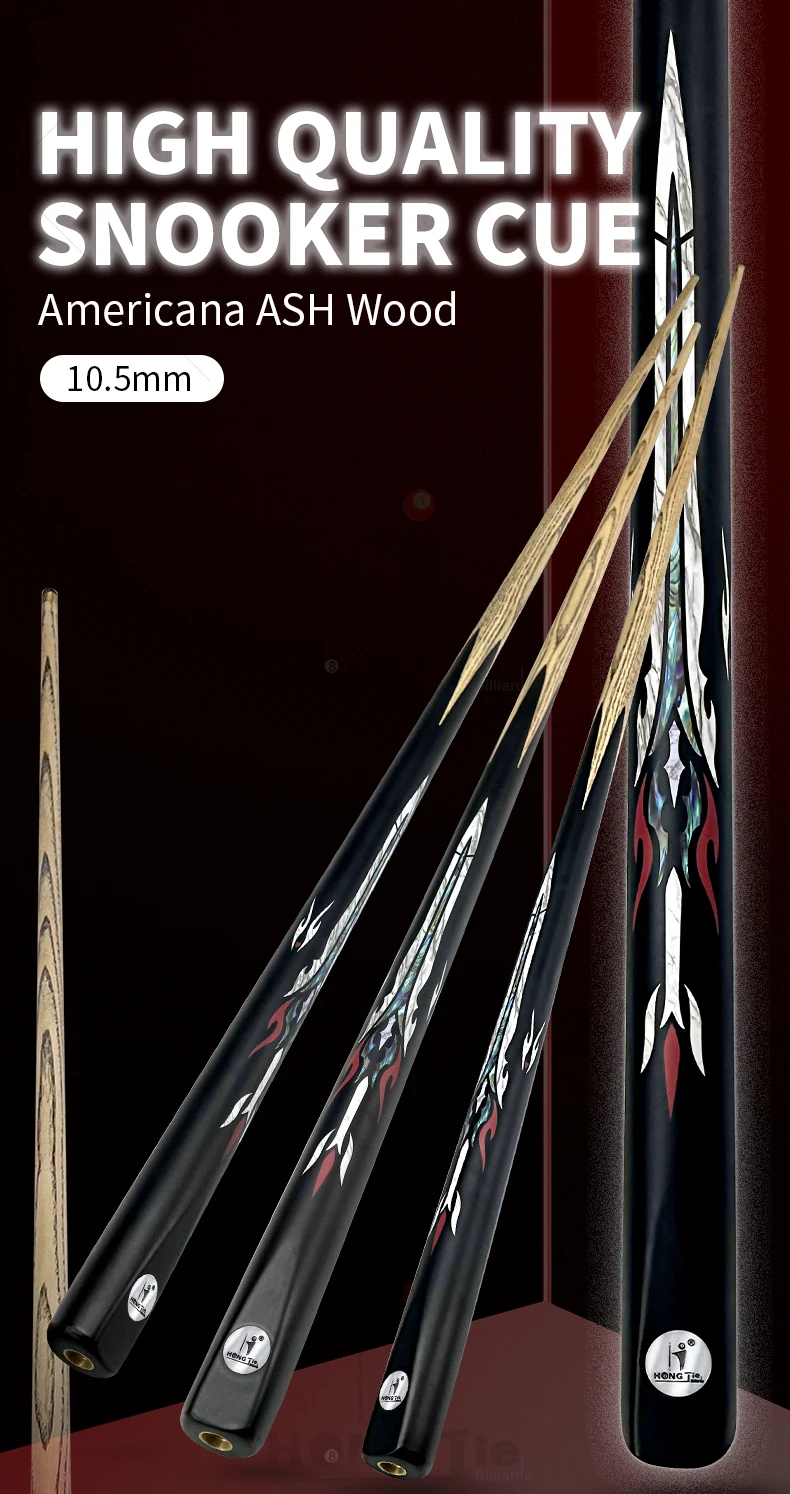 Hongjie Billiards 1 Piece Style Snooker Cue Billiard Cue H-21 Billiard ...