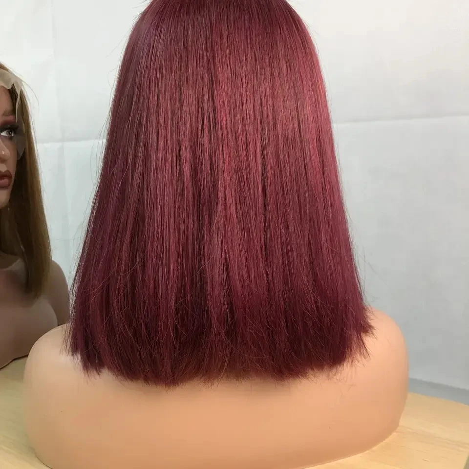 Glueless 13x4 13x6 Full Hd Bob Lace Frontal Wigs Human Hair Lace Front ...