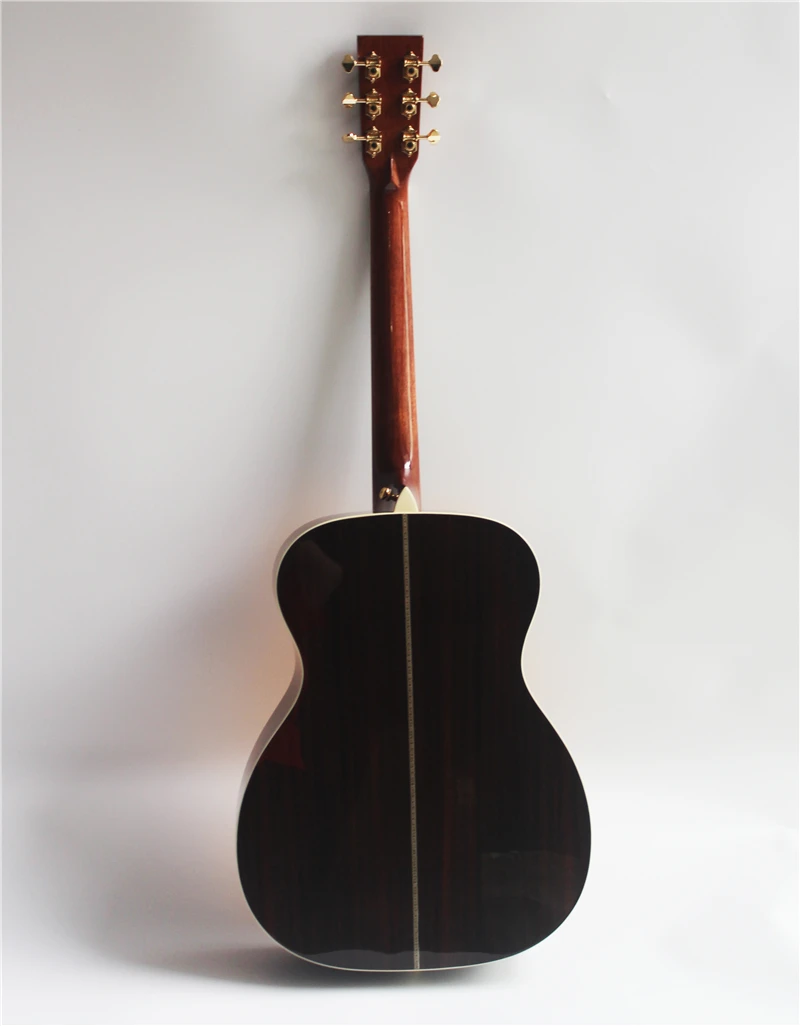 OM Style 40 Inch Acoustic Guitar, Handmade Solid Wood Guitar,| Alibaba.com