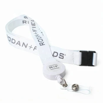 Custom Printed Name Logo Neck Retractable Badge Lanyard For Sports ...
