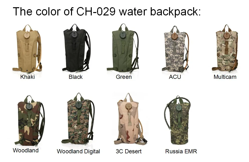 Outdoor Trekking Camping Cycling Tactical Hydration Pack Waterproof ...