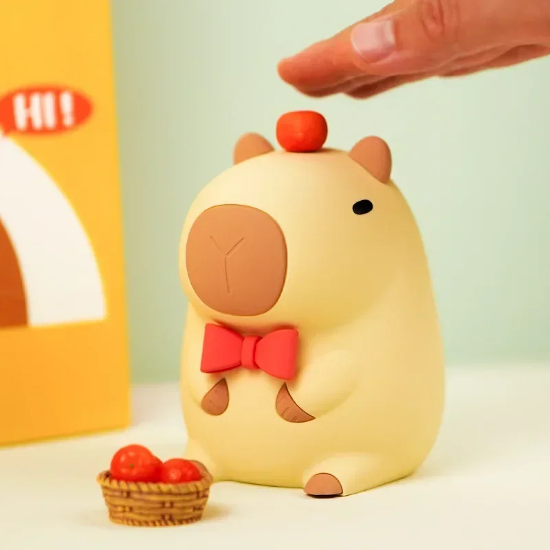 Cute Capybara Table Lamp - Rechargeable Night Light